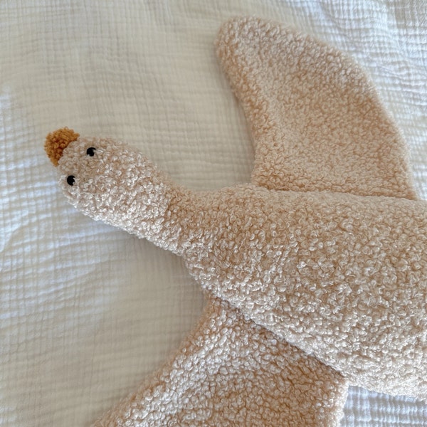 Handmade Goose Teddy, Goose Toy, Boucle Goose, Boucle Toy, Newborn ...