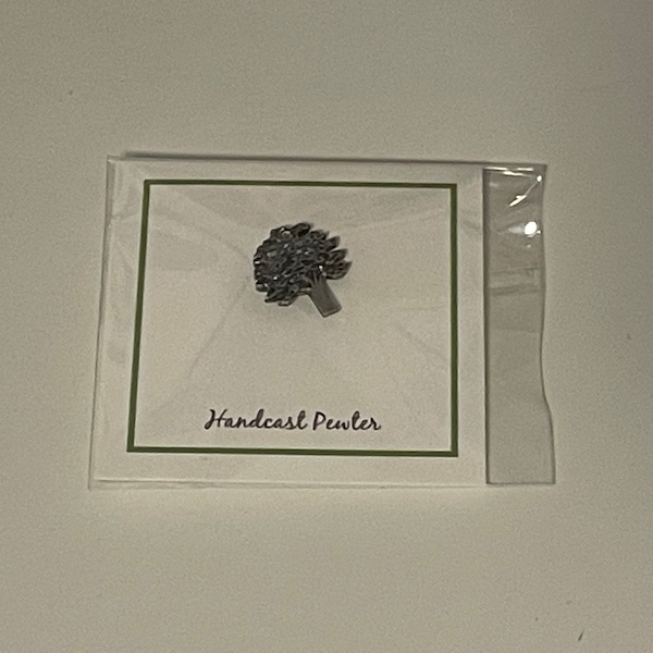 Oak Tree Lapel Pin - CC363- Oak, Tree, Oak Tree, Forestry, Hiking, and ...