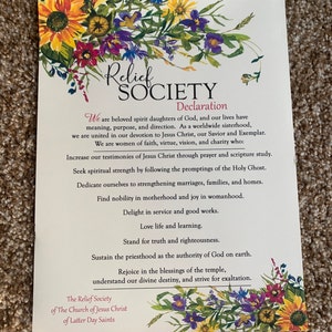 Relief Society Newsletter Editable Relief Society Newsletter Printable ...