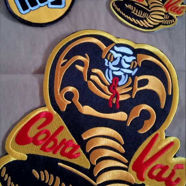 Karate Kid Cobra Kai Dojo Complete Uniform Embroidered Sew on Iron on ...
