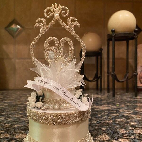 Vintage Wedding Bells Cake Topper - Etsy