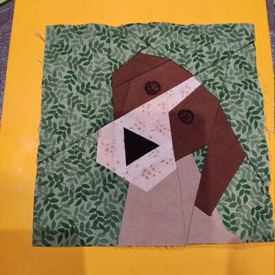 JACK RUSSELL Terrier Paper Pieced Block Pattern in PDF - Etsy