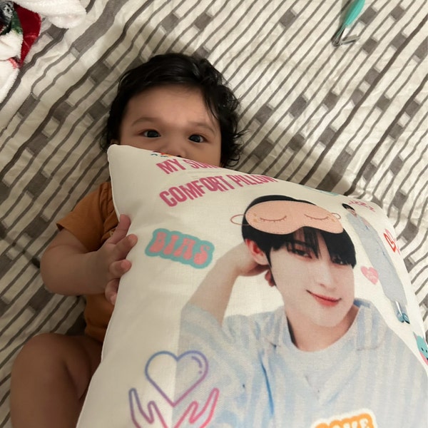 Enhypen Inspired Sunoo Square Pillow, Room Decor, Kpop Room Decor, Kpop ...