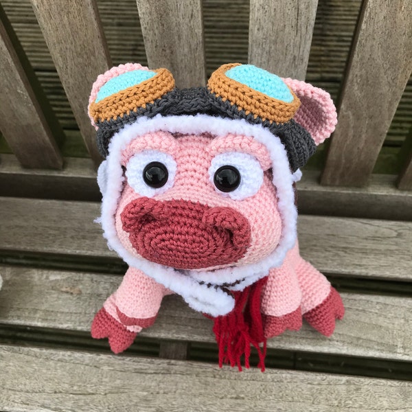 Flying Pig - Amigurumi Crochet Pattern From Dinegurumi - Direct ...