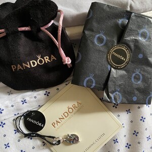 Pandora, Cute Octopus Blue Murano Glass Dangle Charm S925ALE 791694C01 ...