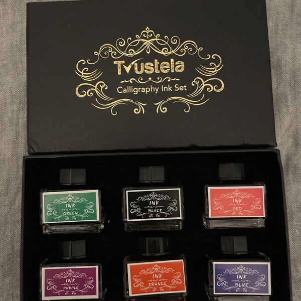 Calligraphy Ink Set, Calligraphy Pen Set Ink, Dip Pen Ink, Glass Dip ...