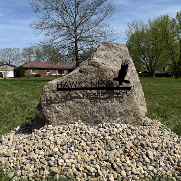 Custom Round Metal Farm Ranch Entrance Sign Personalized - Etsy