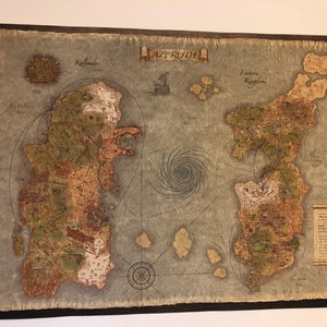 World of Warcraft Northrend Map High Quality A3 A2 or A1 - Etsy