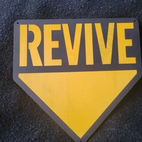 Cod Zombies Revive Sign, Double Layered Wood, Custom Gaming Signs ...