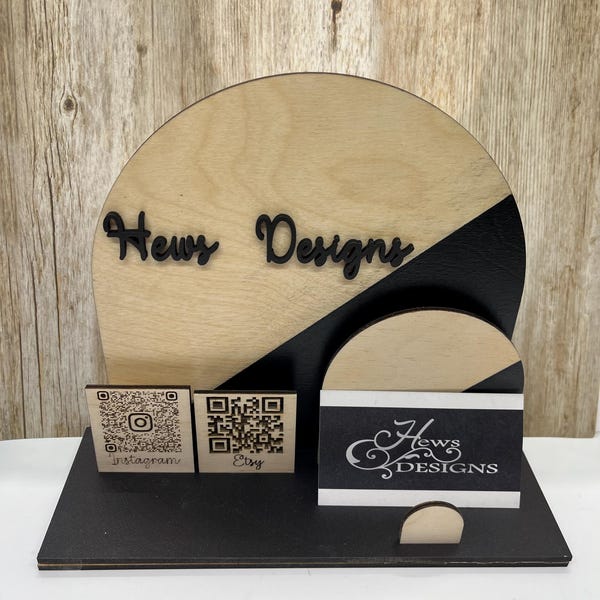 QR Sign for Business Laser File - Social Sign Laser File - QR Code ...