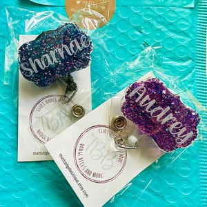 Glitter Name Tag Name Tag Personalized Name Tag Custom Name Tag - Etsy