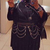 US Size 2-30 Plus Size Pink Black PVC Synthetic Leather - Etsy