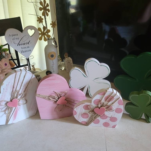 Rustic White Wooden Pumpkin Trio With Fall Accents | Two Piece ...