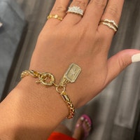 Stack Bracelet, Gold Filled Bracelet, Gold Chain Bracelet, Chunky Paperclip Bracelet, Gold Link ...