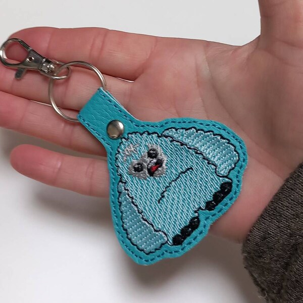 Spool of Thread DIGITAL Embroidery File, in the Hoop 4x4 Key Fob, Snap ...