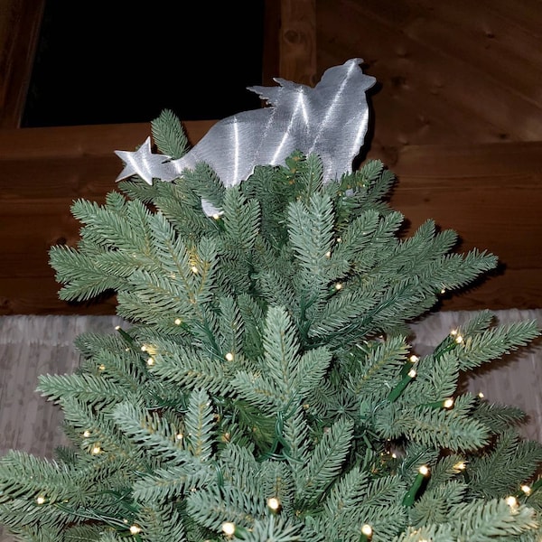 Shetland Sheepdog, Angel Dog, Star, Silhouette, Metal, Christmas Tree ...