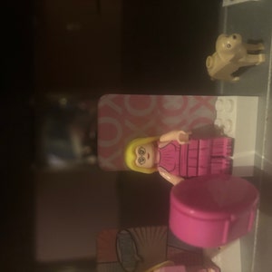 Models Built of LEGO® Bricks GAMER DESK Setup Computer Dual Screen Seat ...