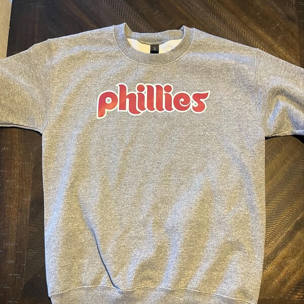 Phillies Comfort Colors Vintage Baseball Tee Front and Back - Etsy