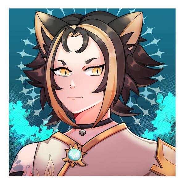 Digital Commission Headshots, PNG Tuber, GIF Animation, Bust up ...