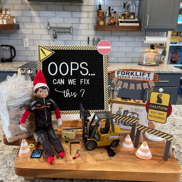 Printable Elf Lemonade Stand Props, Elf Lemonade Stall Props, Funny Elf ...