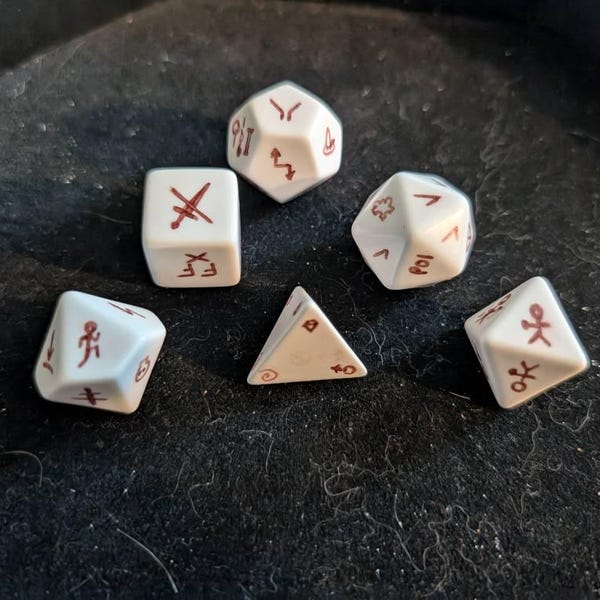 Shark Fin Custom D6 Die 16mm Six Sided - RPG Tool Tabletop Roleplay ...