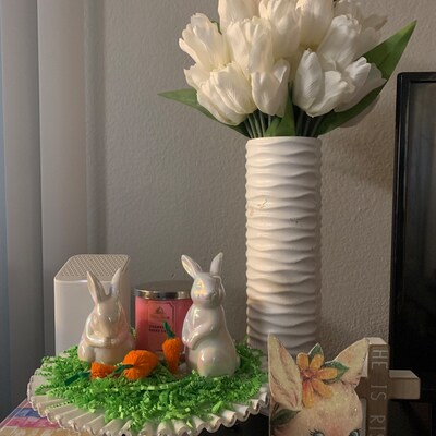 Handmade Vintage Style Easter Bunny Standee Decor - Etsy