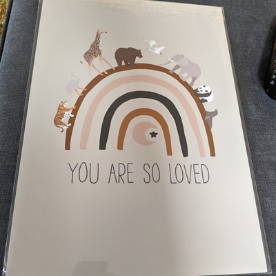 Animal Rainbow Print Boho Rainbow Imperfect Rainbow Earthy - Etsy UK