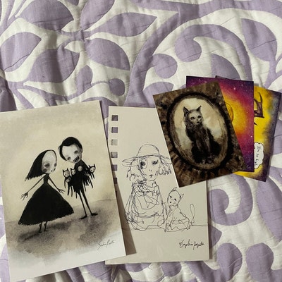 8x10 Forest Witch print of an Original Painting - Etsy