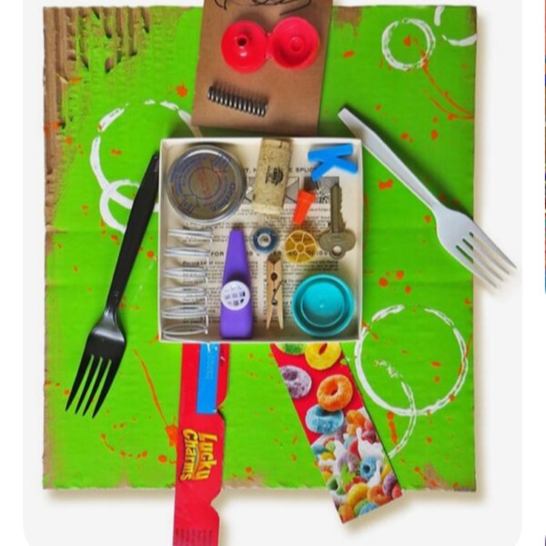 Vintage Junk Drawer Lot Mystery Box Vintage Items Assemblage Altered ...