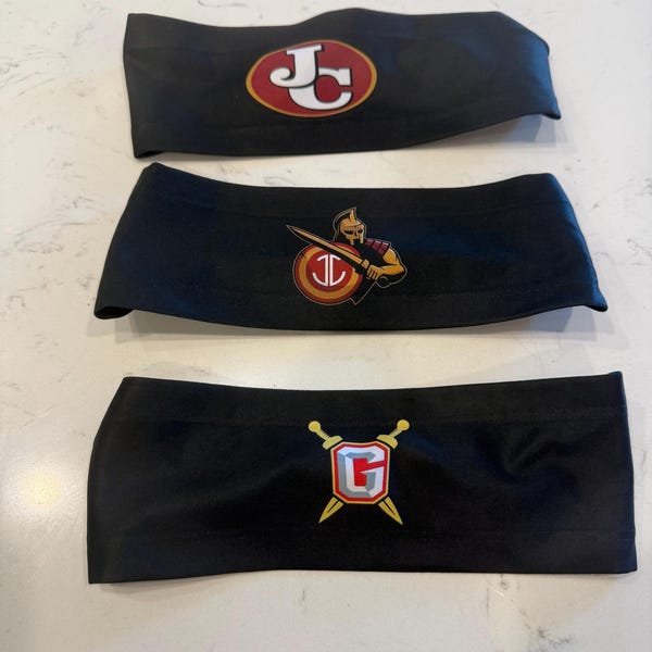 Custom Headband, Your Logo Headband, Logo Headband, Thin or Wide ...