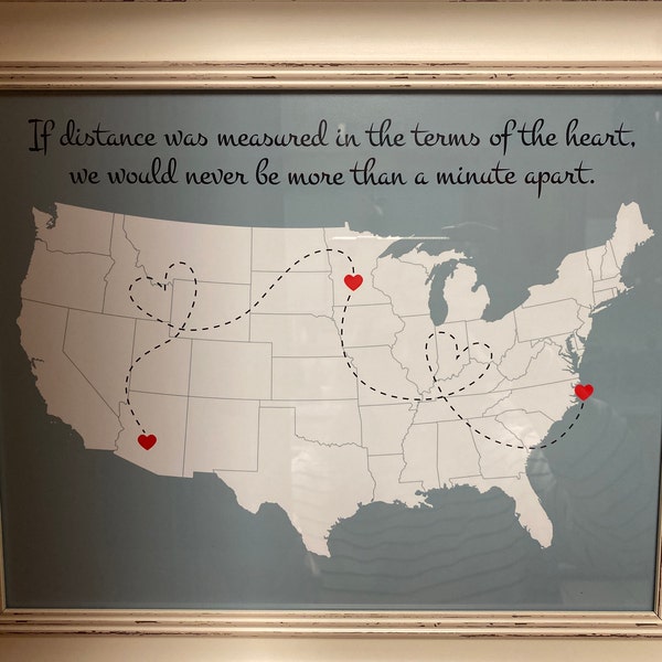 Design Your Own State Art or Country Art. Map Print. Custom State or ...