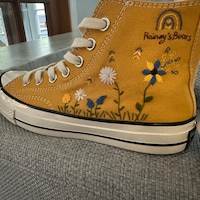 Custom Converse Embroidered Shoes Converse Chuck Taylor 1970s ...