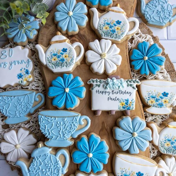 10 Printable Hydrangea Flower, Blue Flower, Housewarming Gift Art, Watercolor Clipart, Hydrangea ...