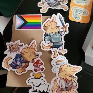 Dog Laios Stickers Dungeon Meshi - Etsy