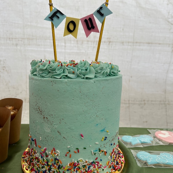 Vintage Disney Cake Topper Banner - Disneyland Inspired Birthday ...