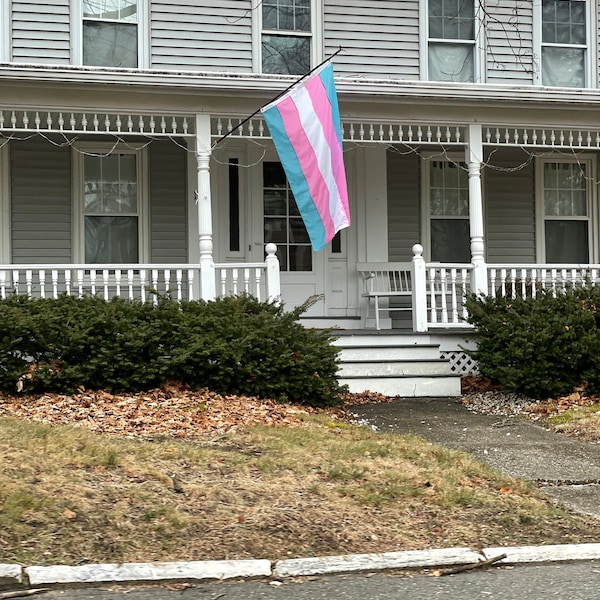 Transgender Pride Flag, Hand-sewn Trans Pride Flag, Custom Sizes ...
