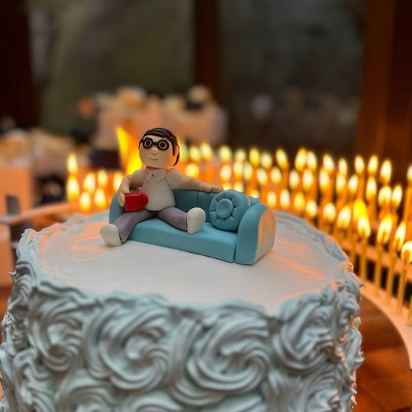 Fondant Husband Boyfriend Man on Couch Cake Topper - Etsy