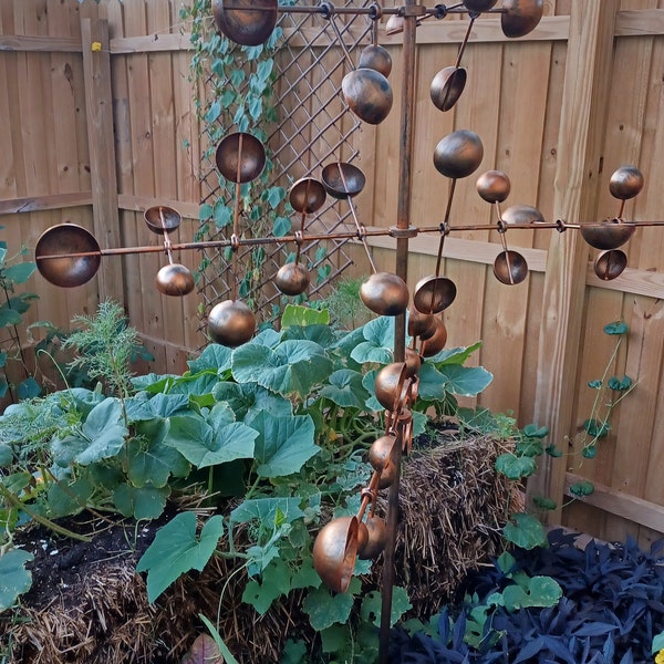 Zillatron Metal Wind Spinner: Kinetic Garden Art - Etsy