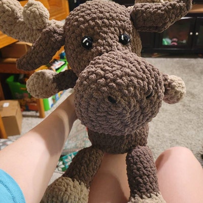 Manny Moose CROCHET PATTERN Amigurumi Crochet Pattern PDF - Etsy