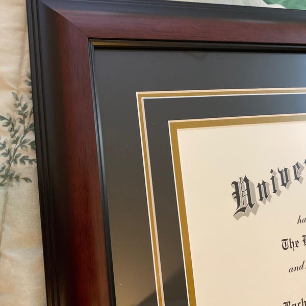 University Diploma Frame, College or High School Graduation Gift for ...