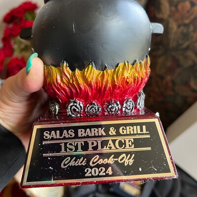 Chili Cook-off Award Cauldrontrophy Fall Festival First Place - Etsy
