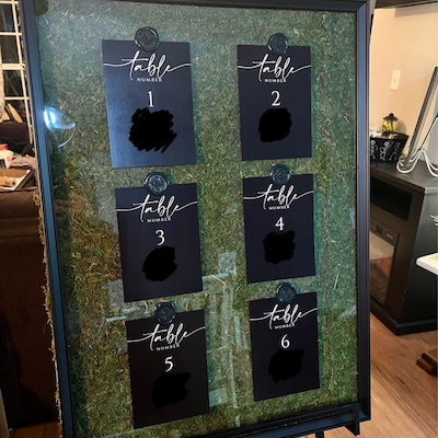 3x5 Terracotta Wedding Seating Chart Template, Terracotta Table Seating ...