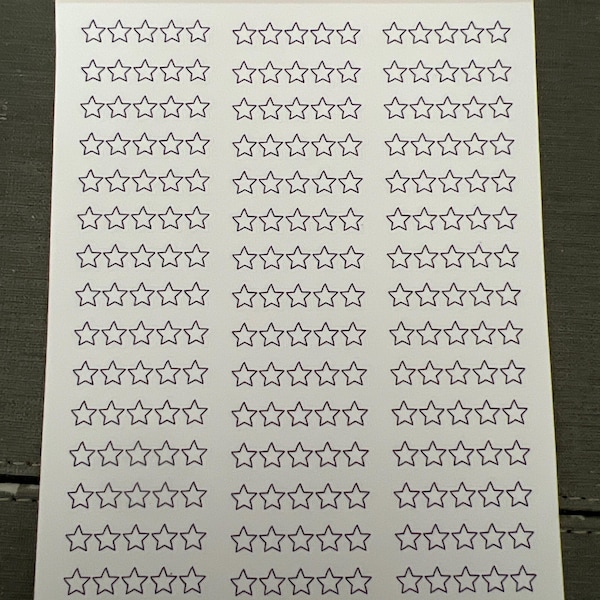 Star Ratings | Planner Stickers | Bujo Stickers - Etsy