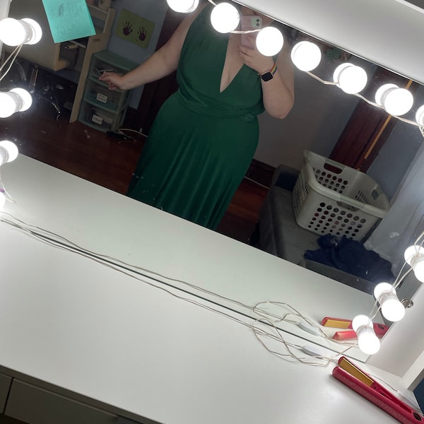 Forest Green Bridesmaid Dress Infinity Dress Convertible Dress Multi ...