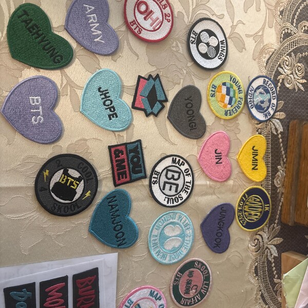 BTS Dynamite Embroidered Iron-on Patch - Etsy