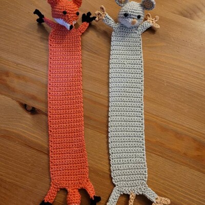 Crochet Pattern PDF // Mouse Bookmark / Handmade Gift - Etsy