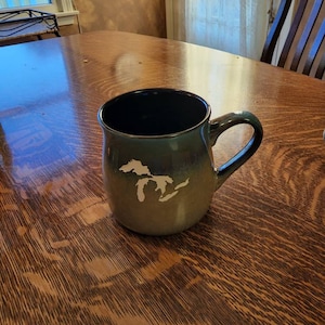 Sandblasted 16 Ounce Michigan Roots Coffee Mug/cup Rust to - Etsy