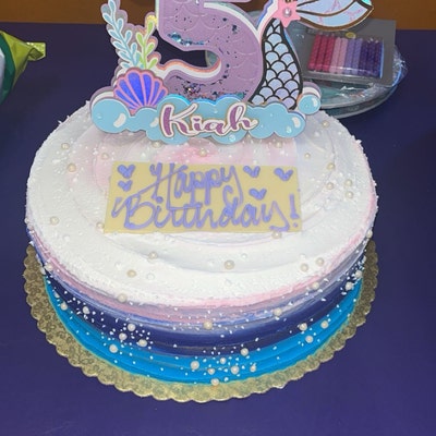 Under the Sea Cake Topper, Ocean Party, Sea Animals Cake Topper - Etsy