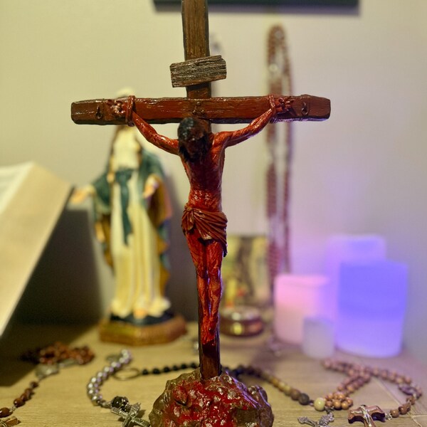 The Passion of The,realistic Christ, Crucifix, Jesus, Catholic Art, 3D ...