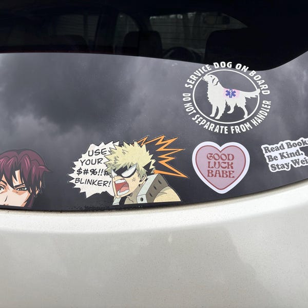 Mischievous Magician Peeking Decal - Shonen Action Fantasy Anime ...